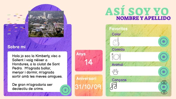 Tarjeta así soy yo | Genially