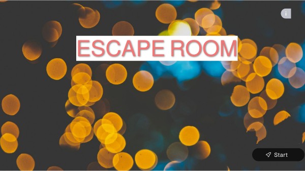 ESCAPE ROOM