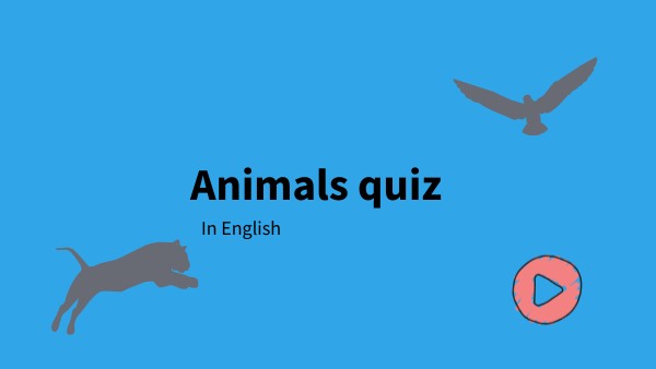 quiz animals | Genially