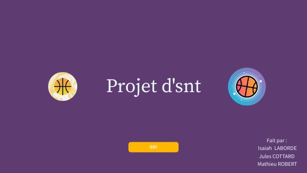 Projet d'snt | Genially