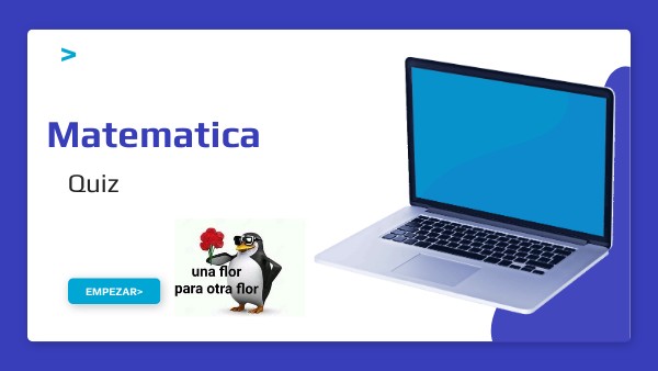 QUIZ DE MATE | Genially