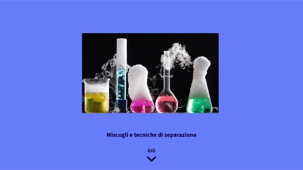 Miscugli e tecniche di separazione