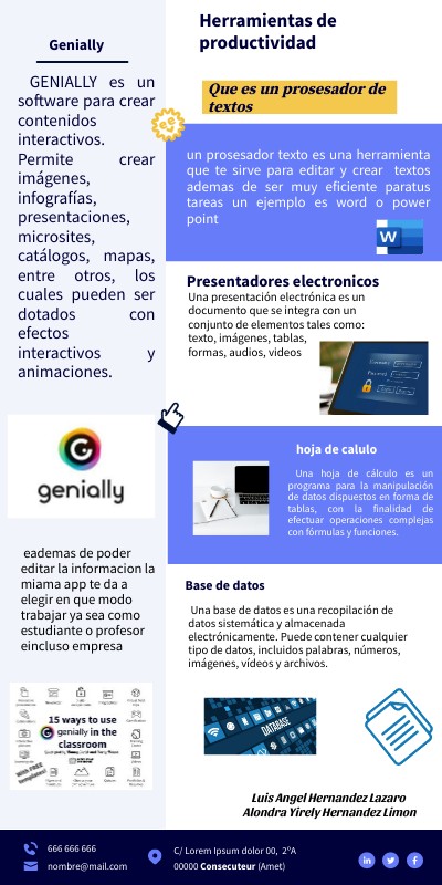 ONE PAGER VERTICAL GENIAL | Genially