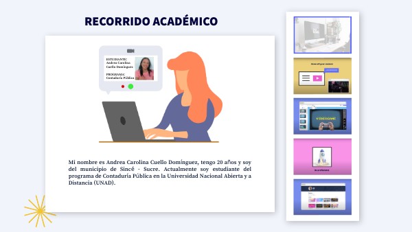 STORYBOARD RECORRIDO ACADÉMICO | Genially
