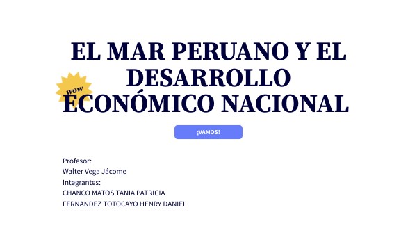 Mar Peruano | Genially