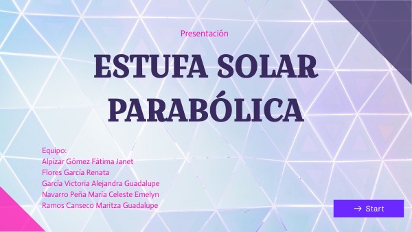 BLUE GEOMETRY PRESENTATION | Genially