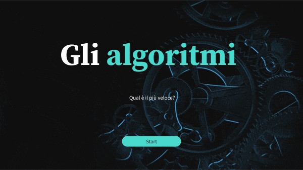 GLI ALGORITMI