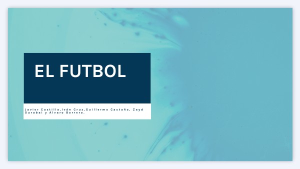 PRESENTACIÓN FUTBOL | Genially