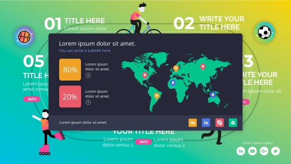 SPORT VIBRANT TIMELINE | Genially