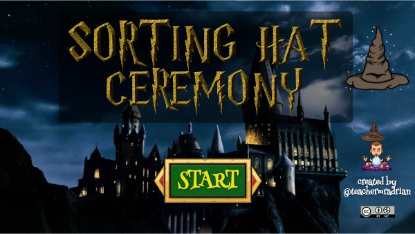 TEMPLATE SORTING HAT CEREMONY | Genially