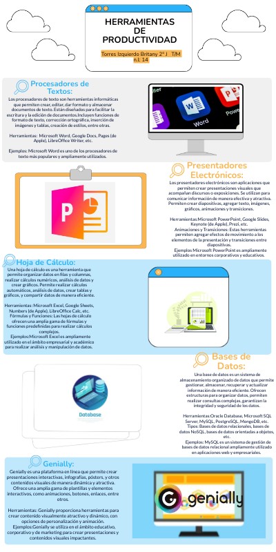 Herramientas de productividad | Genially