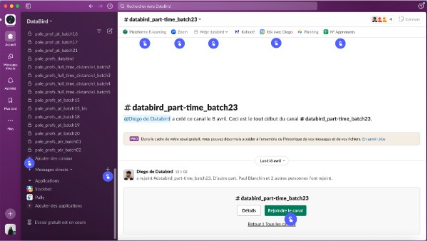 Présentation du Slack