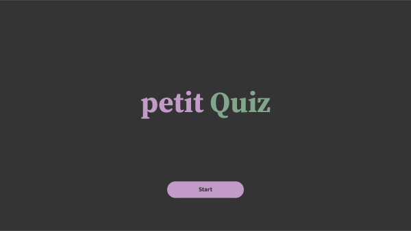 Quiz interactif basique