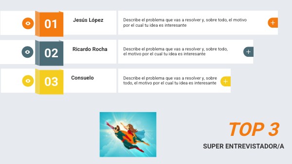 Ranking top 5 | Genially