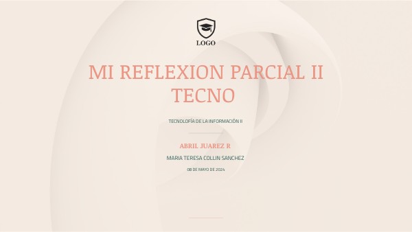 MI REFLEXION PARCIAL II TECNO