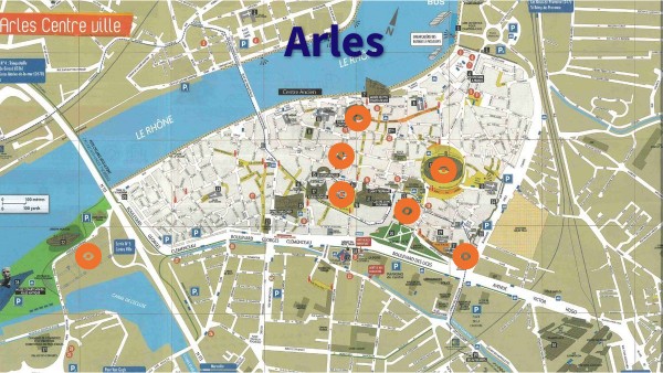 Plan interactif d'Arles