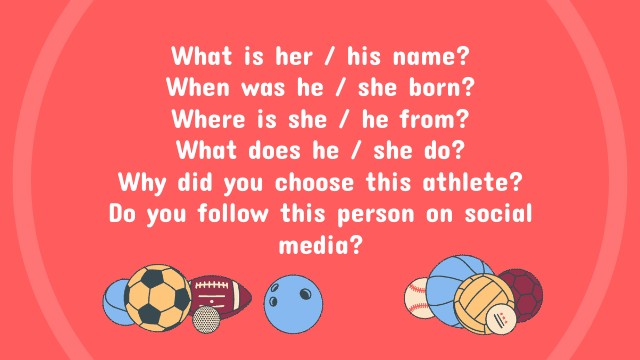 Basic questions athletes