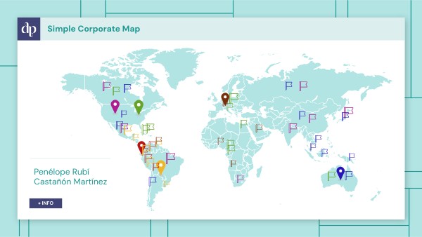 SIMPLE CORPORATE MAP | Genially