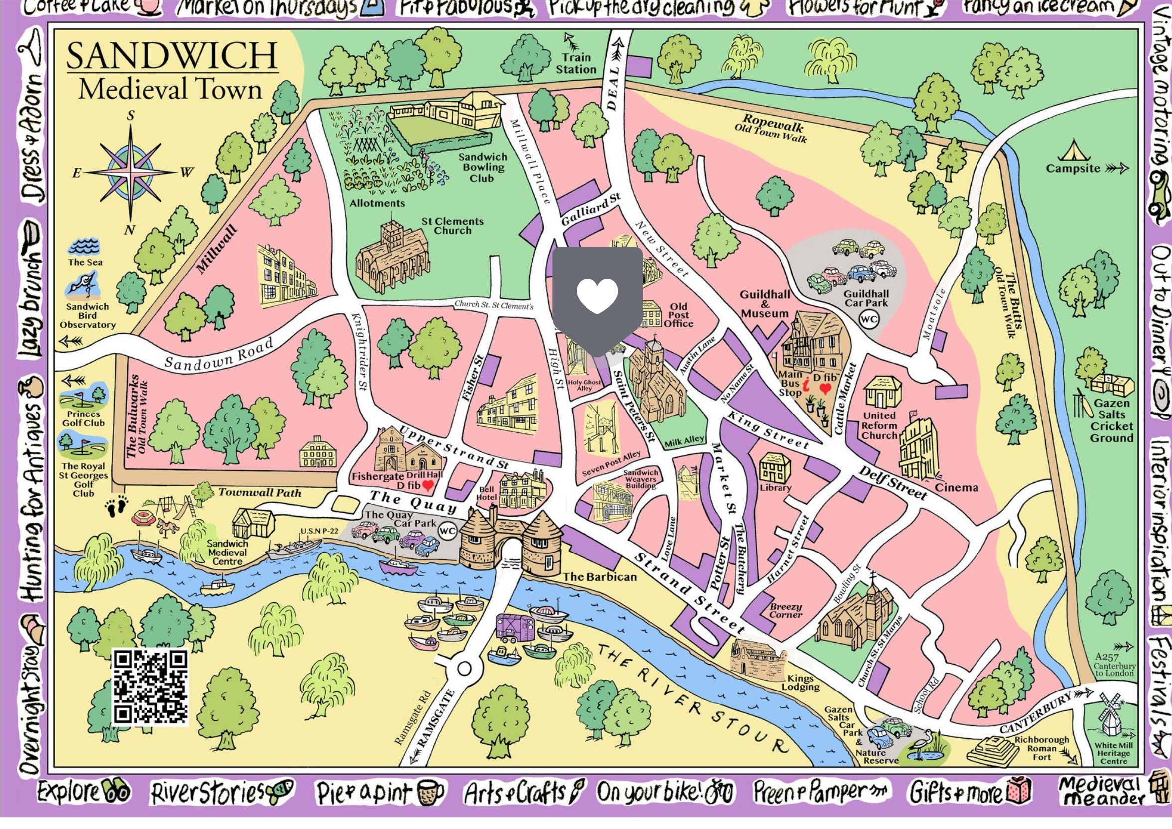 Sandwich Town Map - Madame