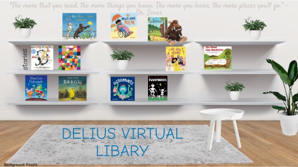 Virtual library EDITABLE | Genially