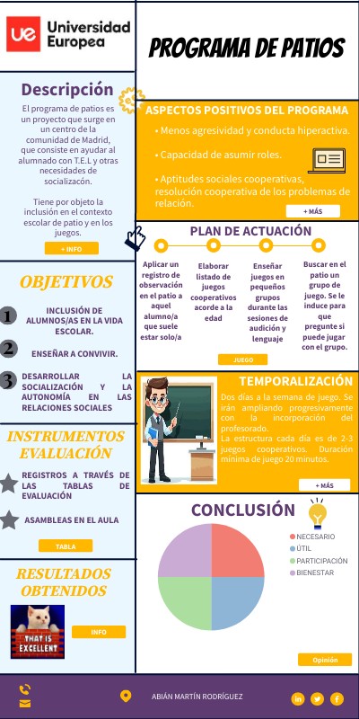 Programa de patios | Genially