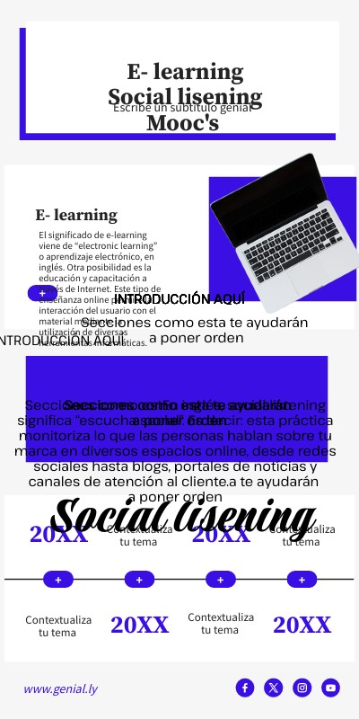 Infografía E-learning | Genially
