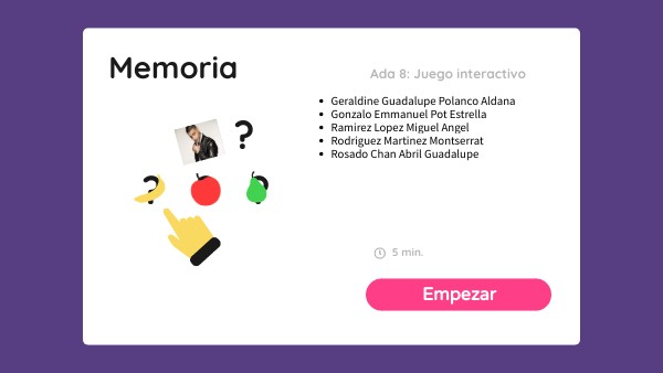 ADA 8_Juego interactivo | Genially
