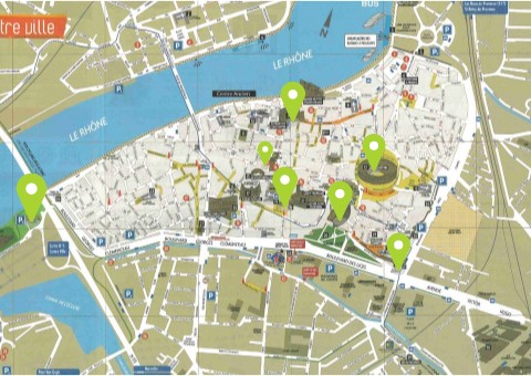 plan interactif d'Arles