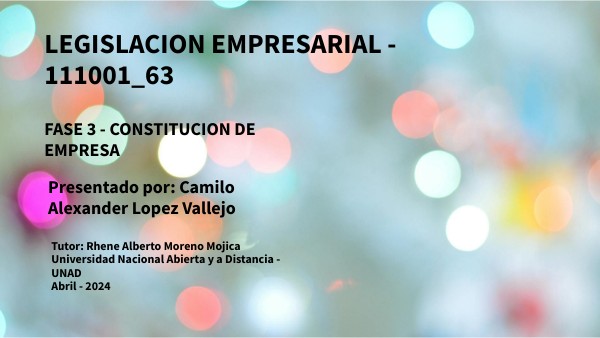 Presentación de la actividad individual. | Genially