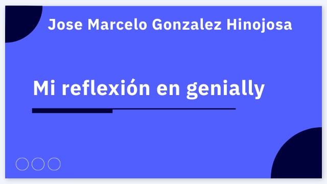 GENIALLY REFLEXION | Genially