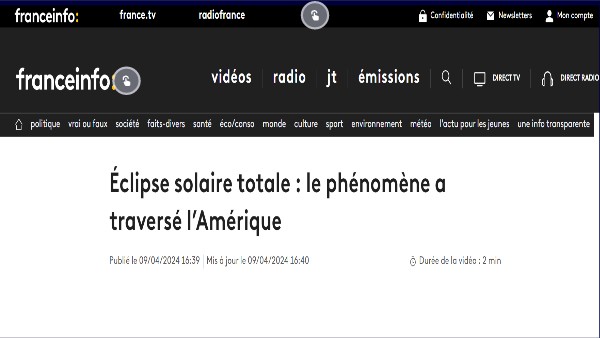 Eclipse solaire Total