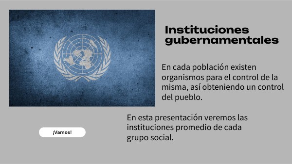 Presentación de conceptos gubernamentales