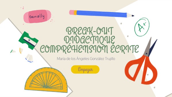 Break out Didactique Compréhension écrite | Genially