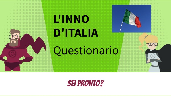 L'inno d'Italia questionario