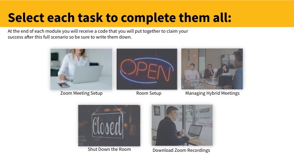Final Training Simulation | Genially