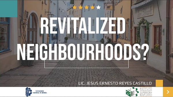 Revitalized neighbourhoods. Gentrification esl | Genially