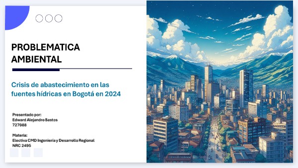 PROBLEMATICA AMBIENTAL CON PROPUESTA INGENIERIL