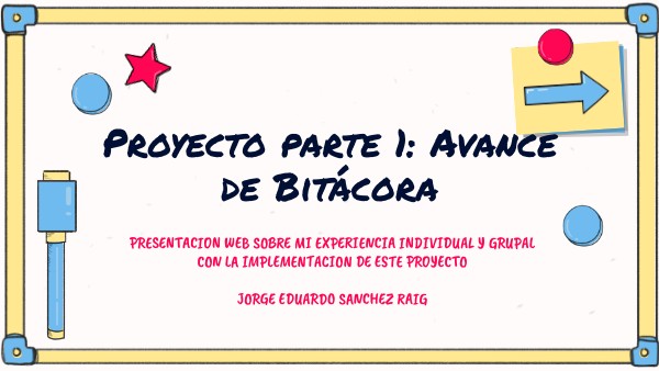 Proyecto parte 1: Avance de Bitácora | Genially