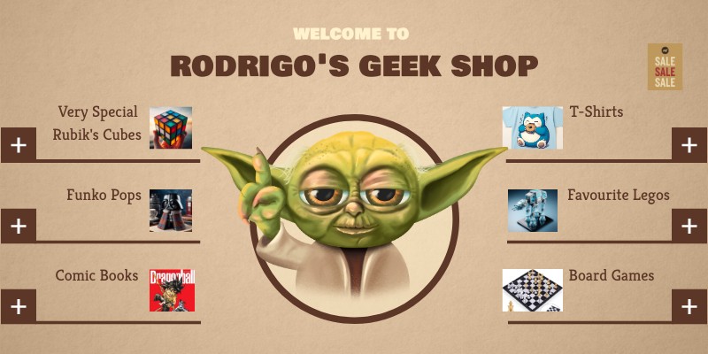 Rodrigo's Geek Shop | Genially