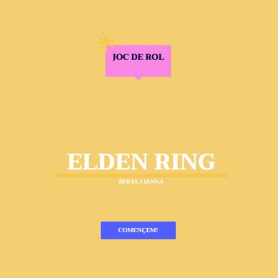 ELDEN RING JOC DE ROL | Genially