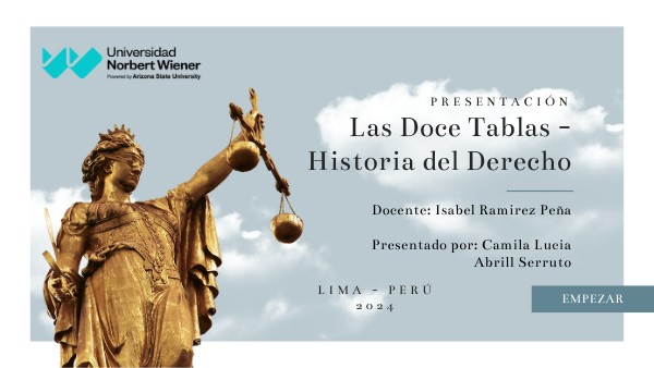 LAS 12 TABLAS | Genially