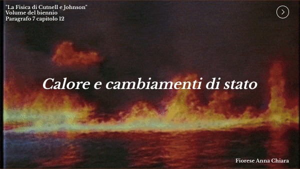 Calore e cambiamenti di stato