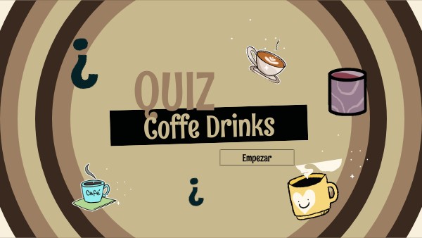 Quiz Cafe Drinks | Genially