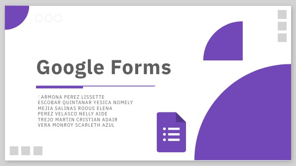 GOOGLE FORMS PRESENTACION | Genially