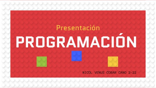 PROGRAMACIÓN | Genially