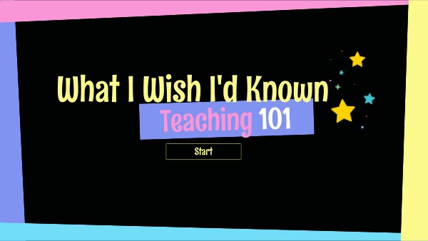 Teaching 101 | Genially