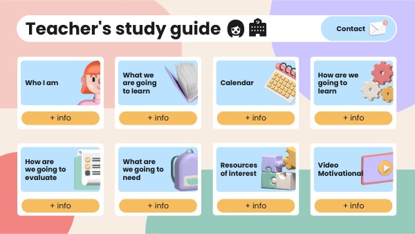 Teacher's study guide | Genially