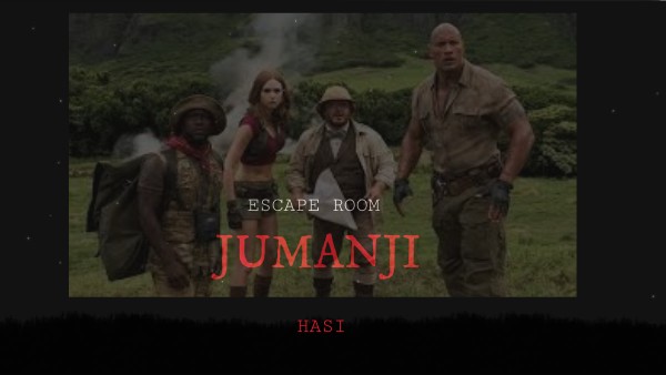 ESCAPE ROOM jumanji