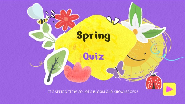 Quiz spring | Genially
