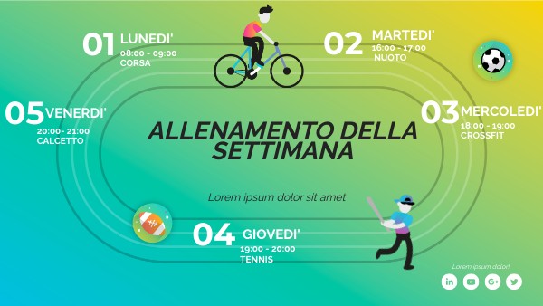 ALLENAMENTO DELLA SETTIMANA